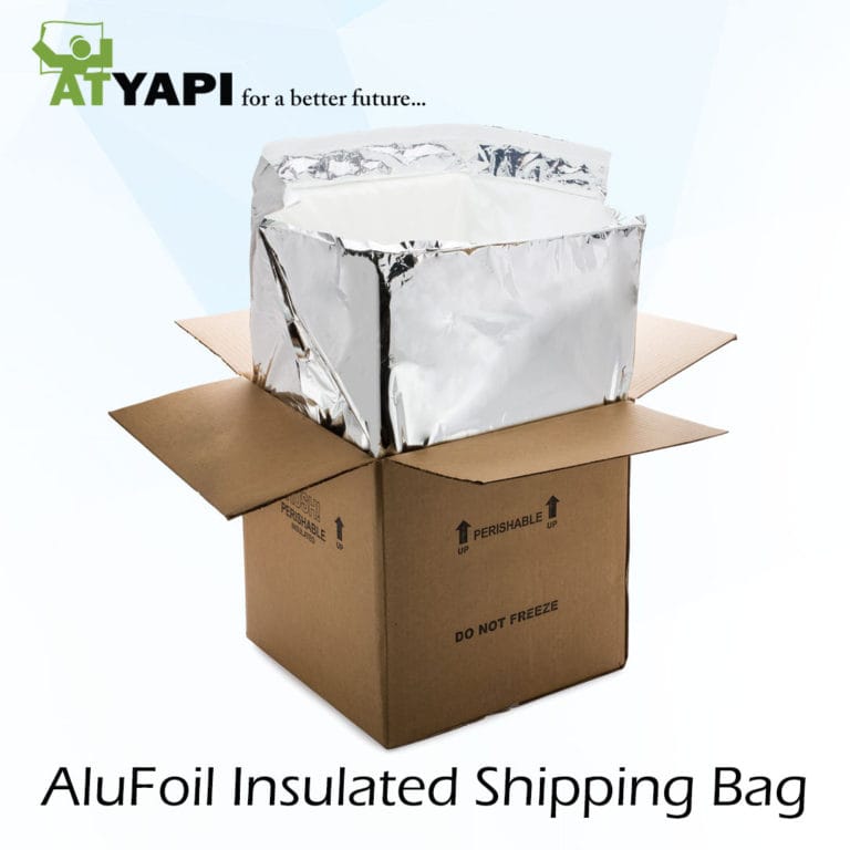 ALUMINIUM FOIL INSULATION SHIPPING BAG INSULATED BOX LINERS / THERMAL ...